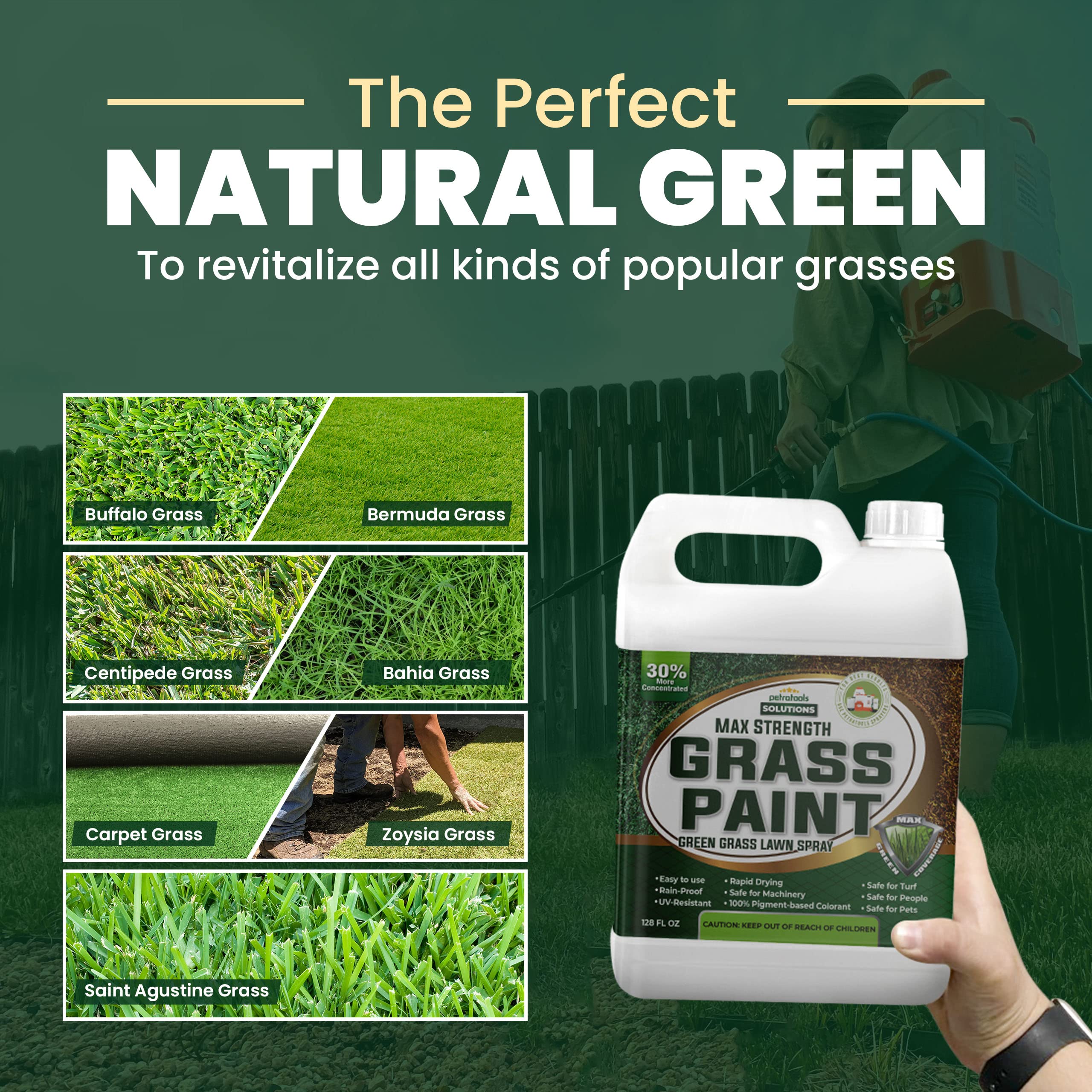 Snapklik.com : PetraMax Grass Paint Max Strength, Green Grass Lawn ...