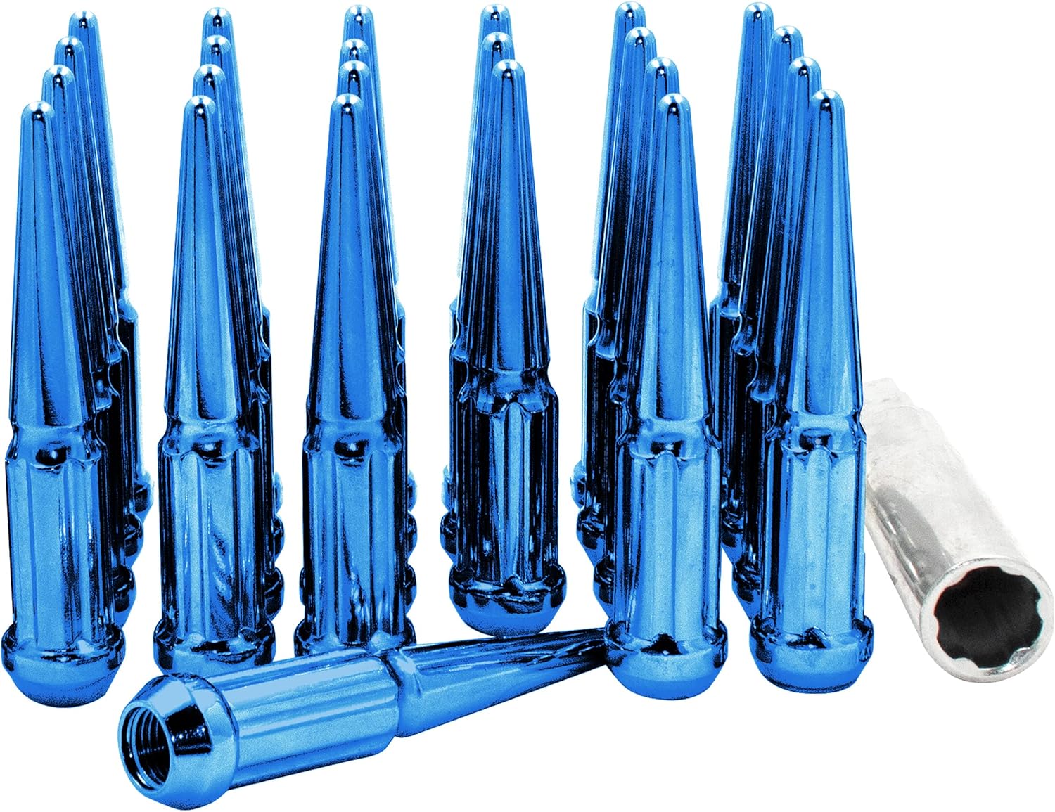 Wheel Accessories Parts 24 Pcs 14mm 1 50 14x1 50 Thread Spike Spline wheel-accessories-parts-24-pcs-14mm-1-50-14x1-50-thread-spike-spline