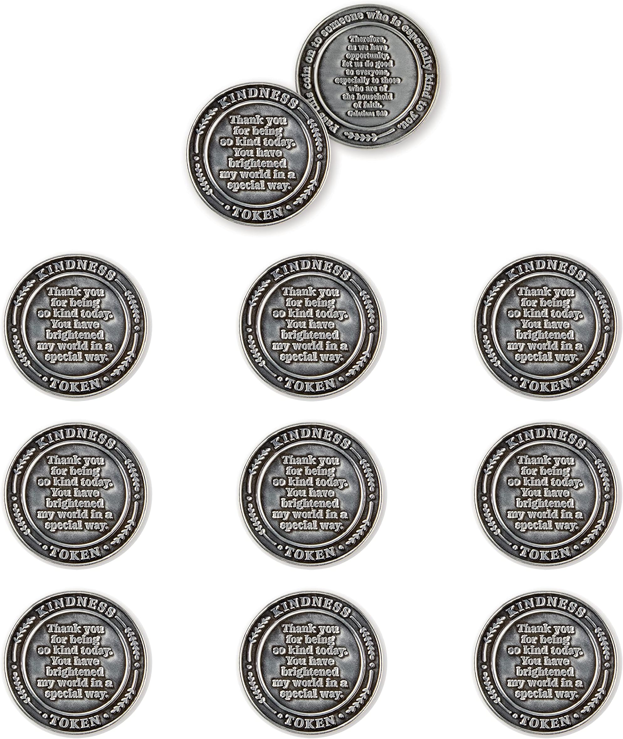 Kindness Coins Bulk Set Of 10 Tokens Of Appreciation Sunday ...
