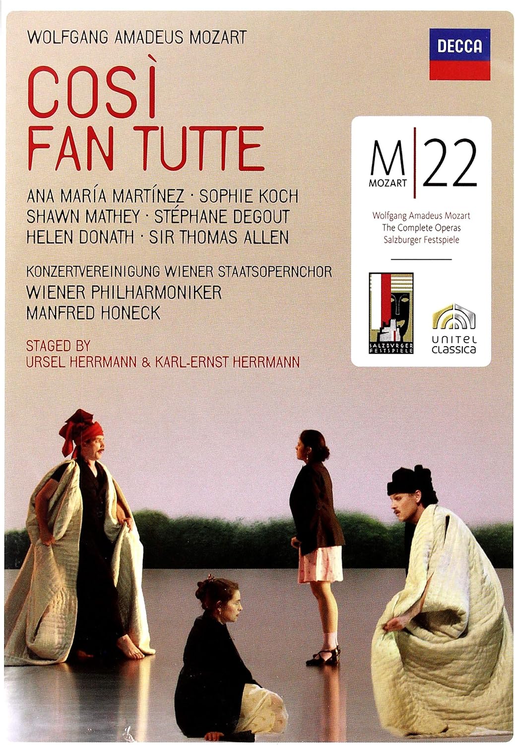 Mozart : Cosi Fan Tutte - Coffret 2 DVD: Amazon.fr: Stephane Degout ...