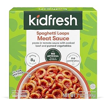Amazon.com : Kidfresh Spaghetti Loops Meat Sauce, Made with Hidden ...