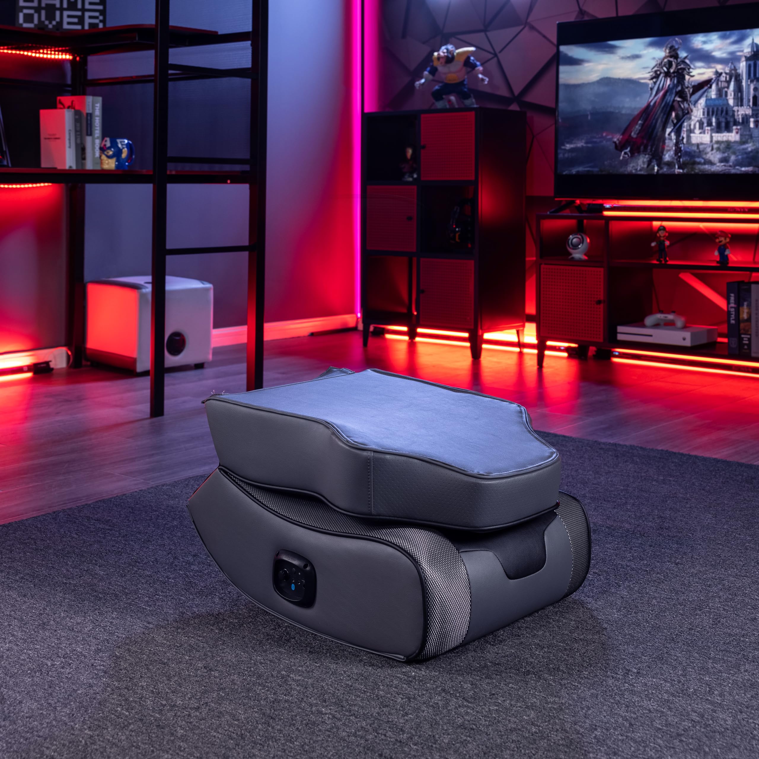 X Rocker Cosmos RGB Floor Rocker - LED Gaming Chair for Comfortable ...