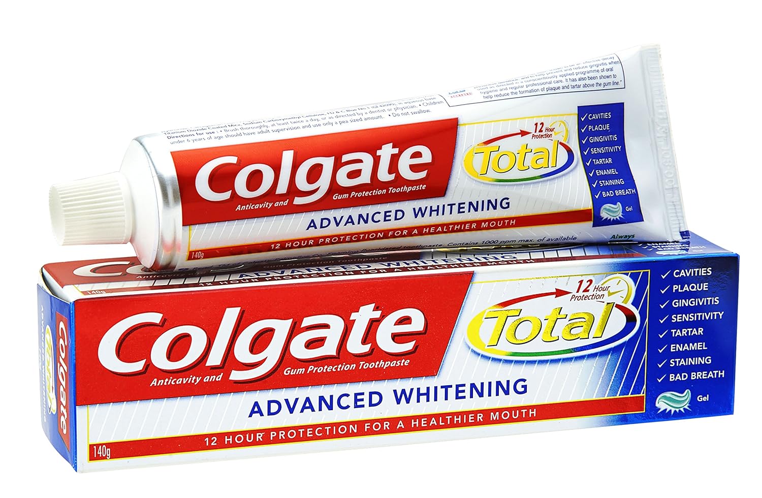 Buy Colgate Total Advanced Whitening Toothpaste - 140 g Online at Low ...