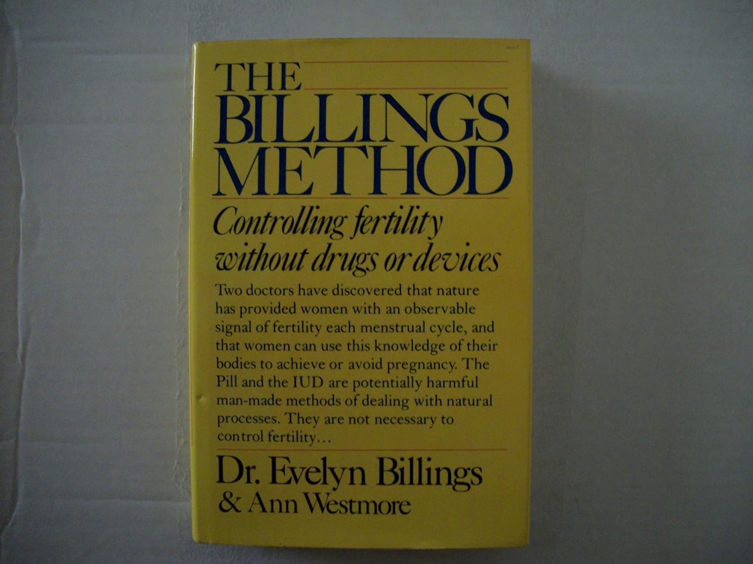 The Billings Method: Dr Evelyn Billings and Ann Westmore: 9780908476046 ...