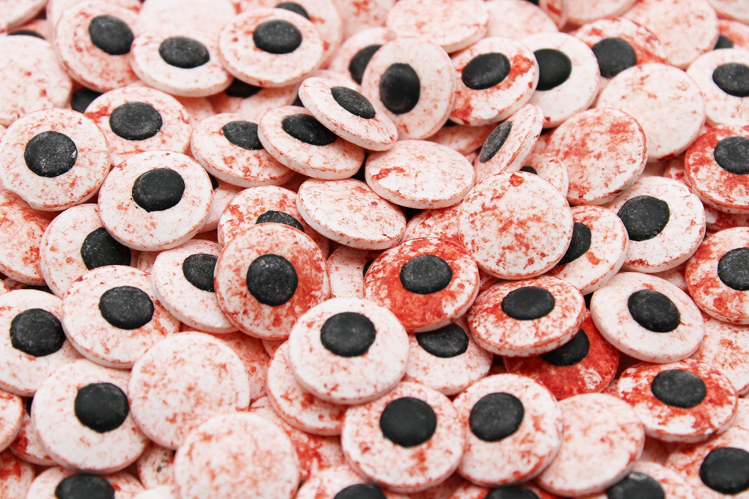 Amazon.com : HALF POUND BAG-Bloody Candy EyeBalls For School Projects 8 ...