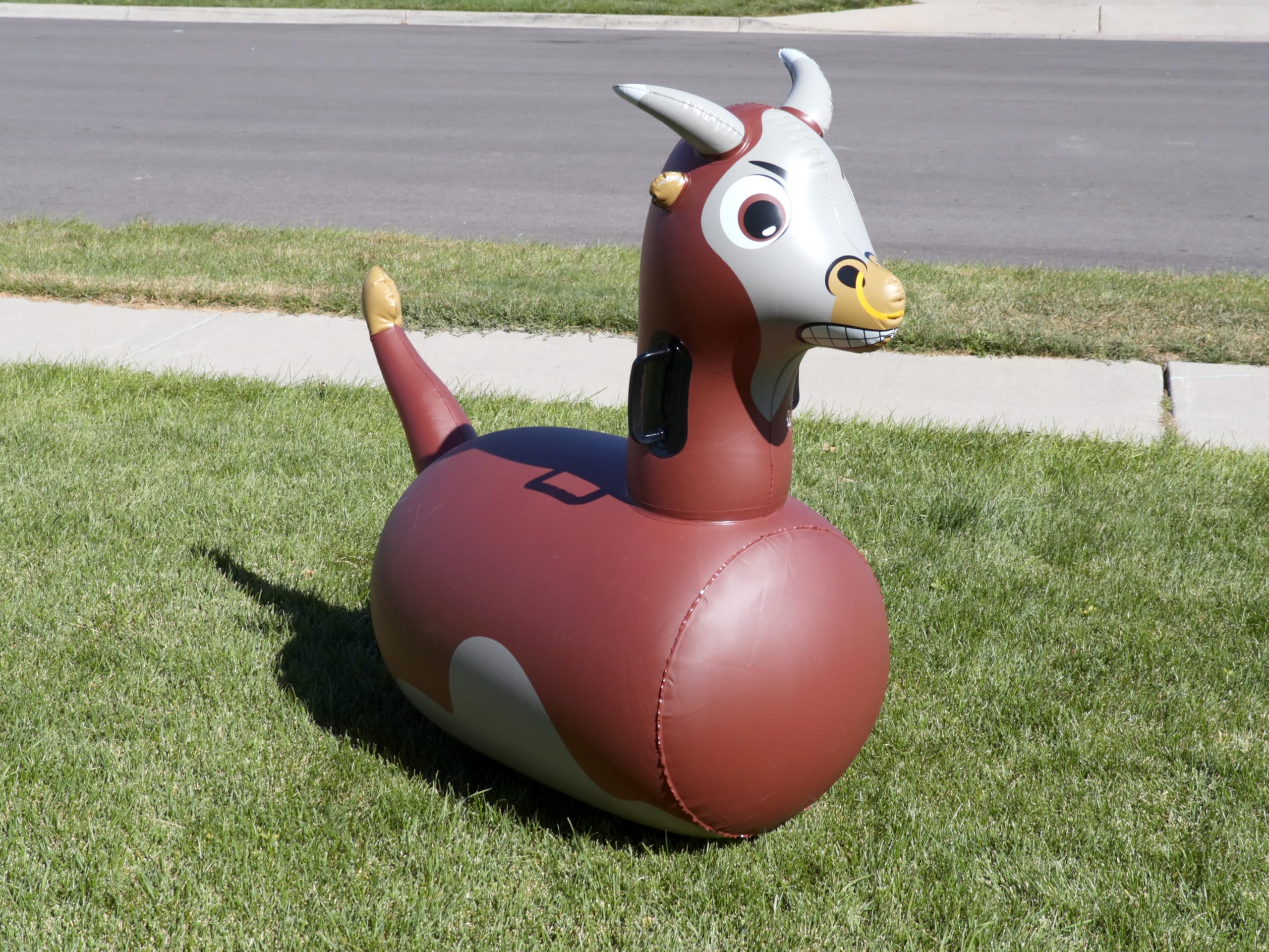 Snapklik.com : Hearthsong Hop N Go Inflatable Bull Riding Bouncy ...