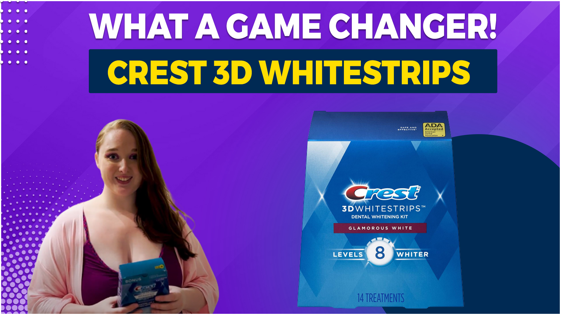 Watch Crest 3D whitestripes on Amazon Live