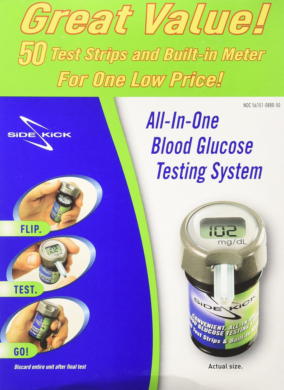 Amazon.com: Home Diagnostics Sidekick Blood Glucose Testing System ...