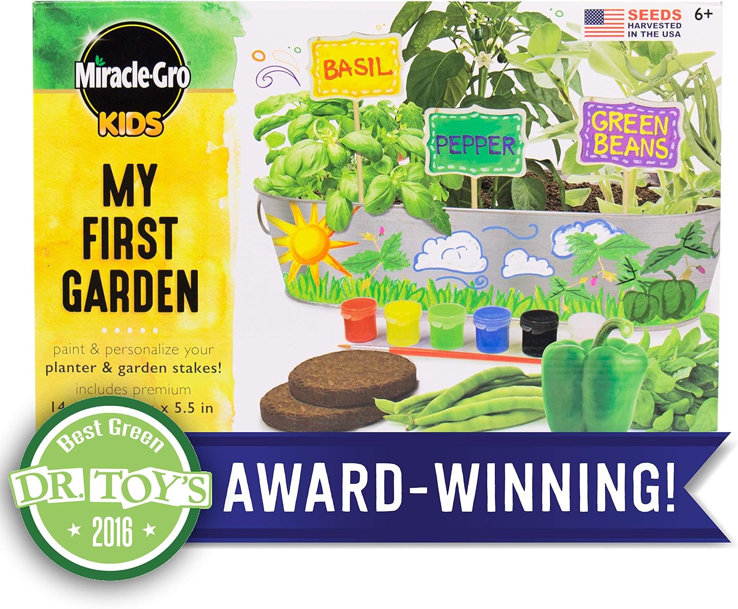 Amazon.com: Miracle-Gro Kids My First Garden by Horizon Group USA ...