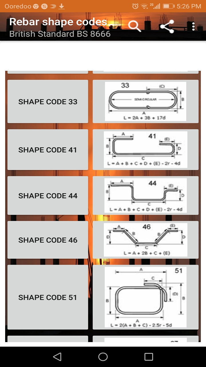 Rebar Reinforced Concrete BBS - App on Amazon Appstore