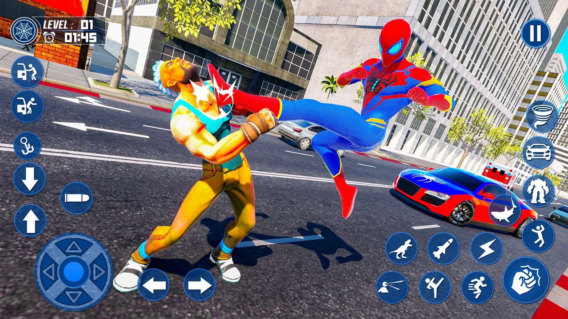 Flying Spider Hero Amazing Web Rope Hero Games - Super Hero Save Crime ...