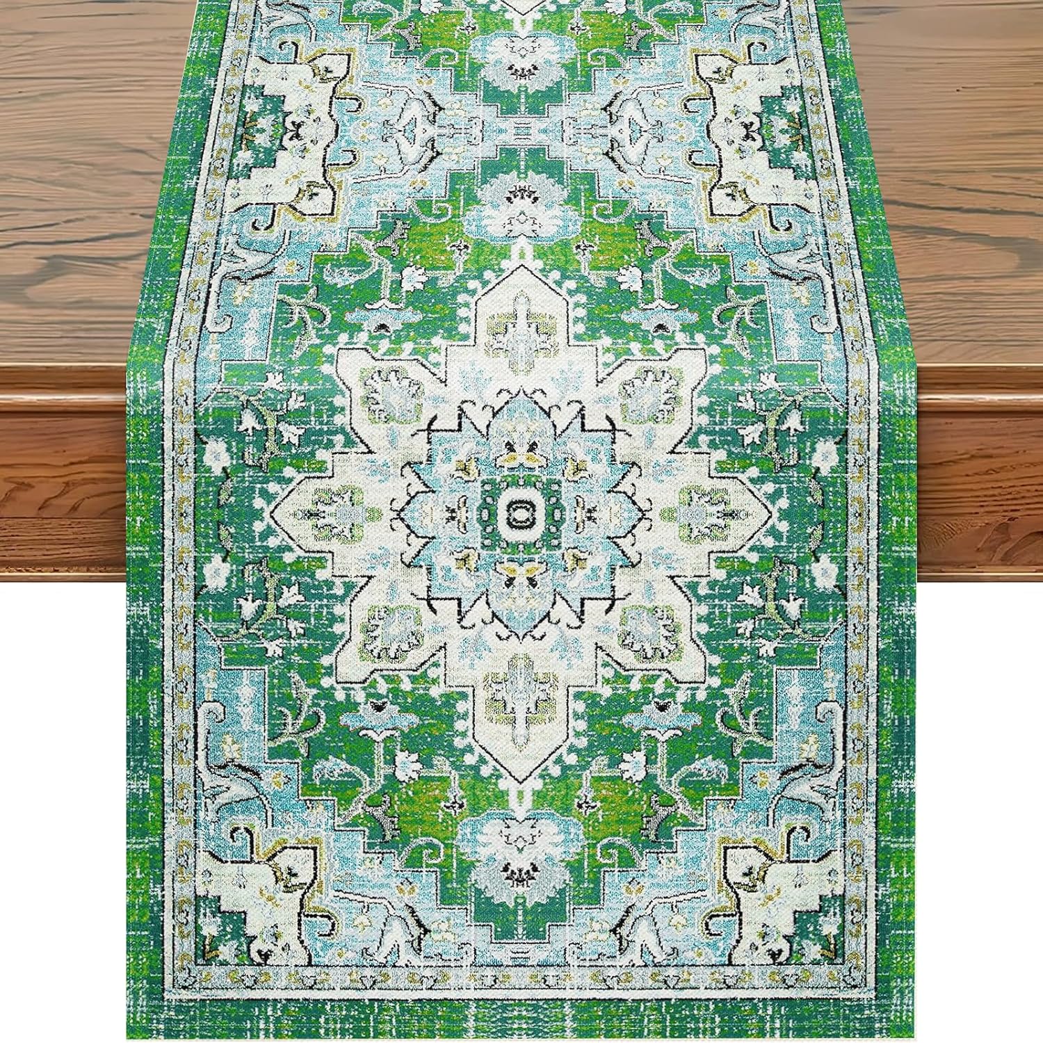 Amazon.com: Snycler Table Runner Boho Table Runners Vintage Elegant ...