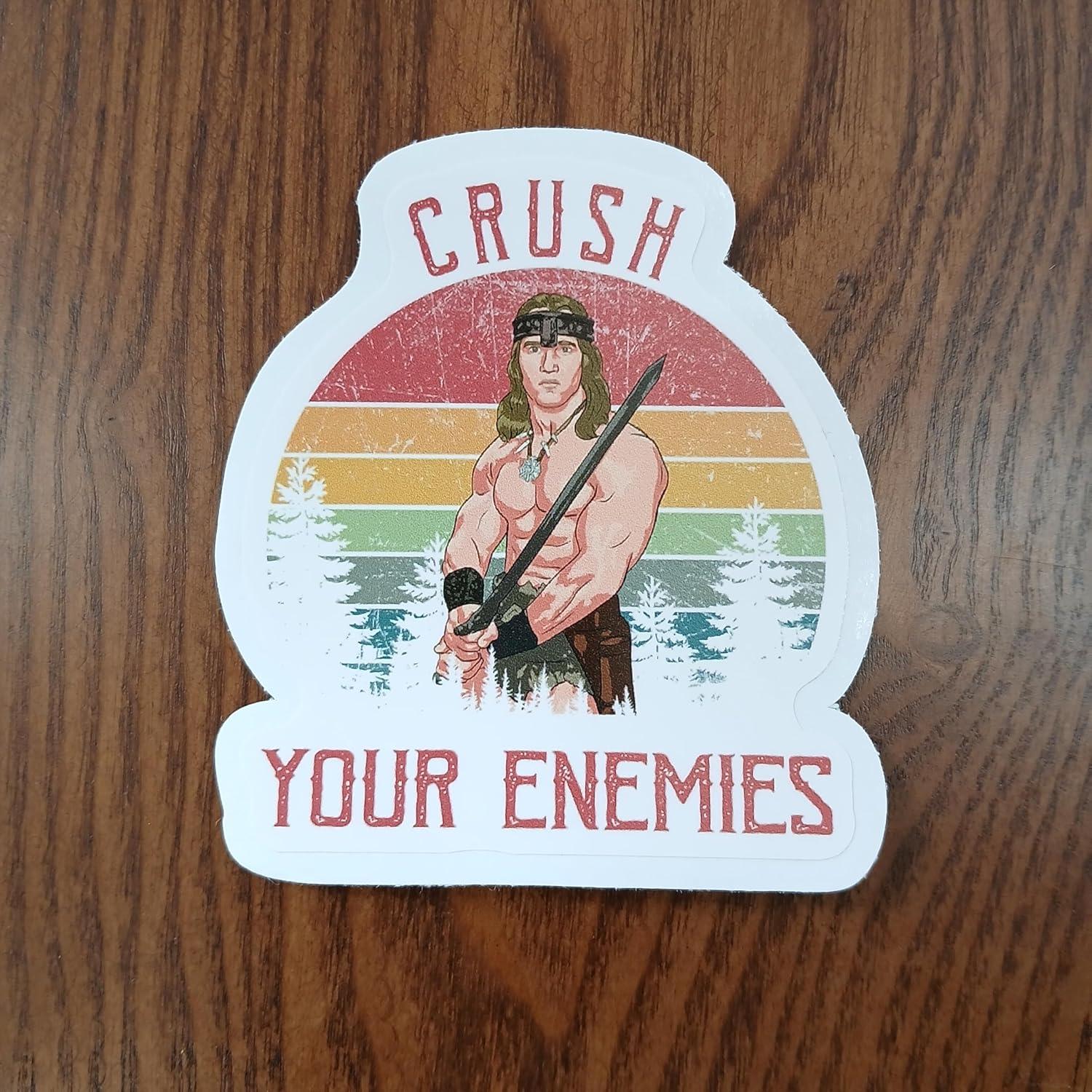 Amazon.com: (3PCS) Conan Conan Barbarian Crush Your Enemies Stickers 3 ...