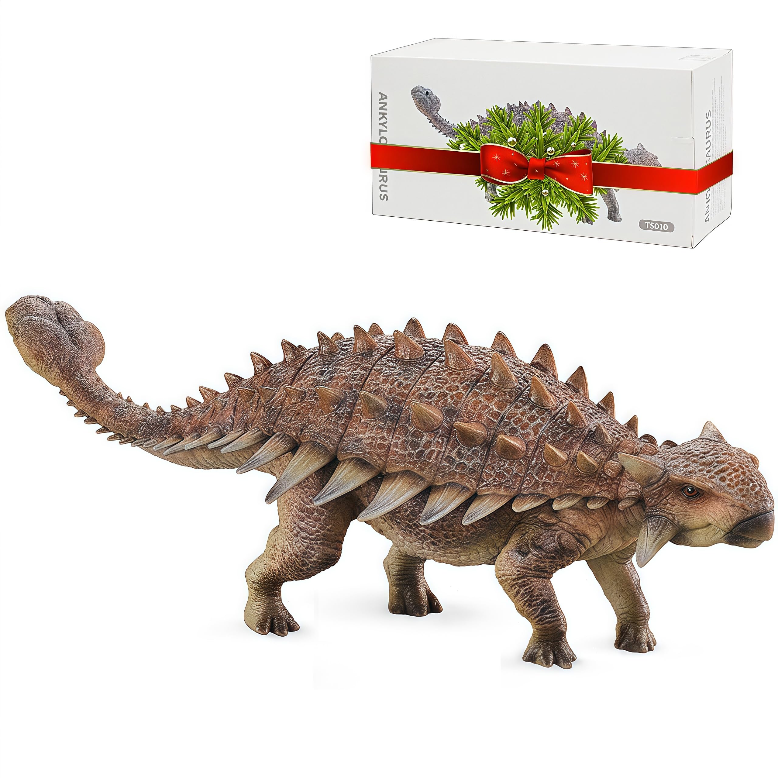 Amazon.com: Gemini&Genius Ankylosaurus Action Figure Toy, Saichania ...