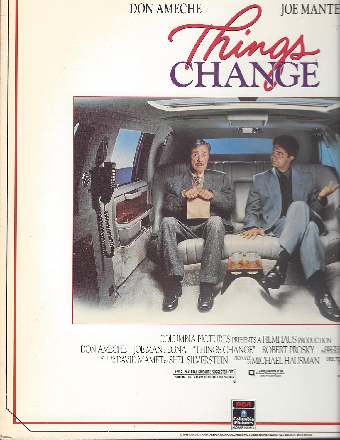 Amazon.com: Things Change, laser disc : Movies & TV