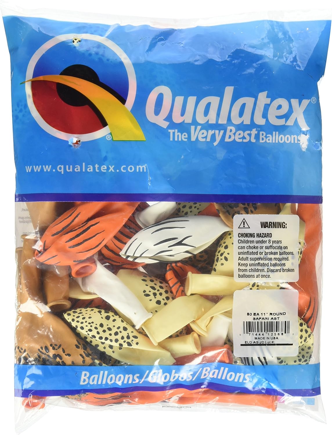 Amazon.com: Qualatex 12568 Safari Assortment - Special Assortment Latex ...