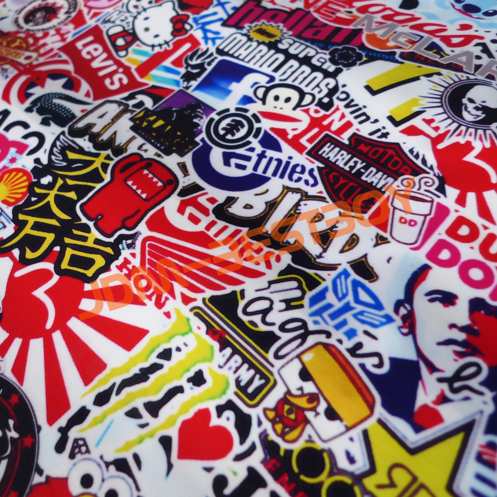 Hellaflush Sticker Bomb Kit Ae Garage 1 Set 4 Pcs Sticker Decal High