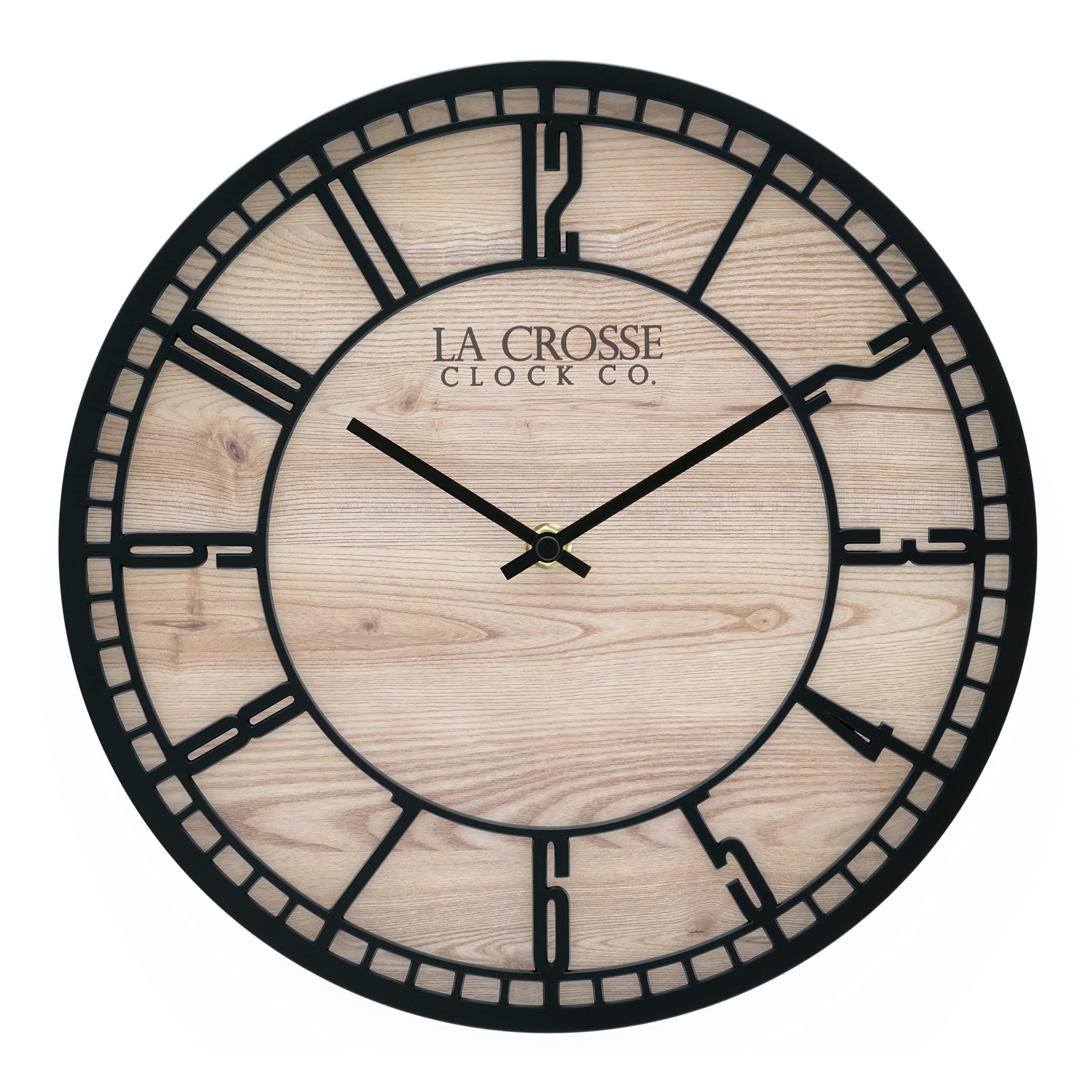Amazon.com: La Crosse Clock 404-3629 11.5-Inch Barrow Quartz Analog ...