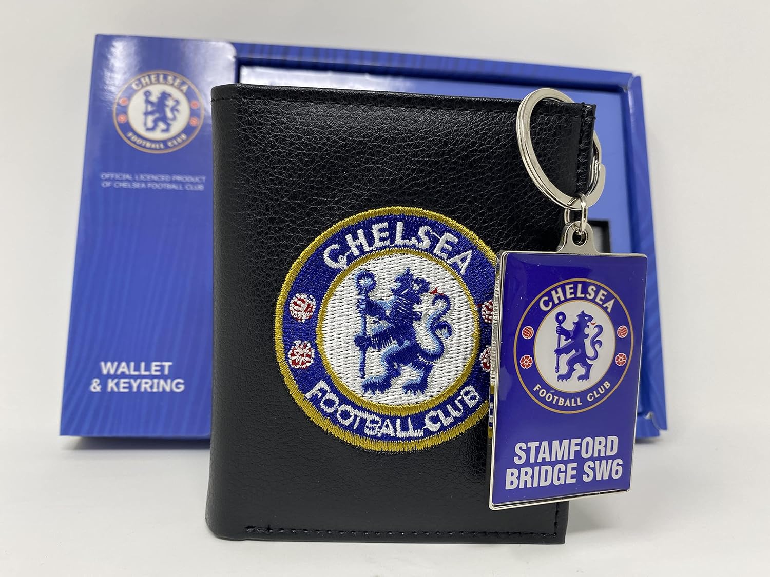 Chelsea FC Wallet and Keyring Gift Set – BigaMart