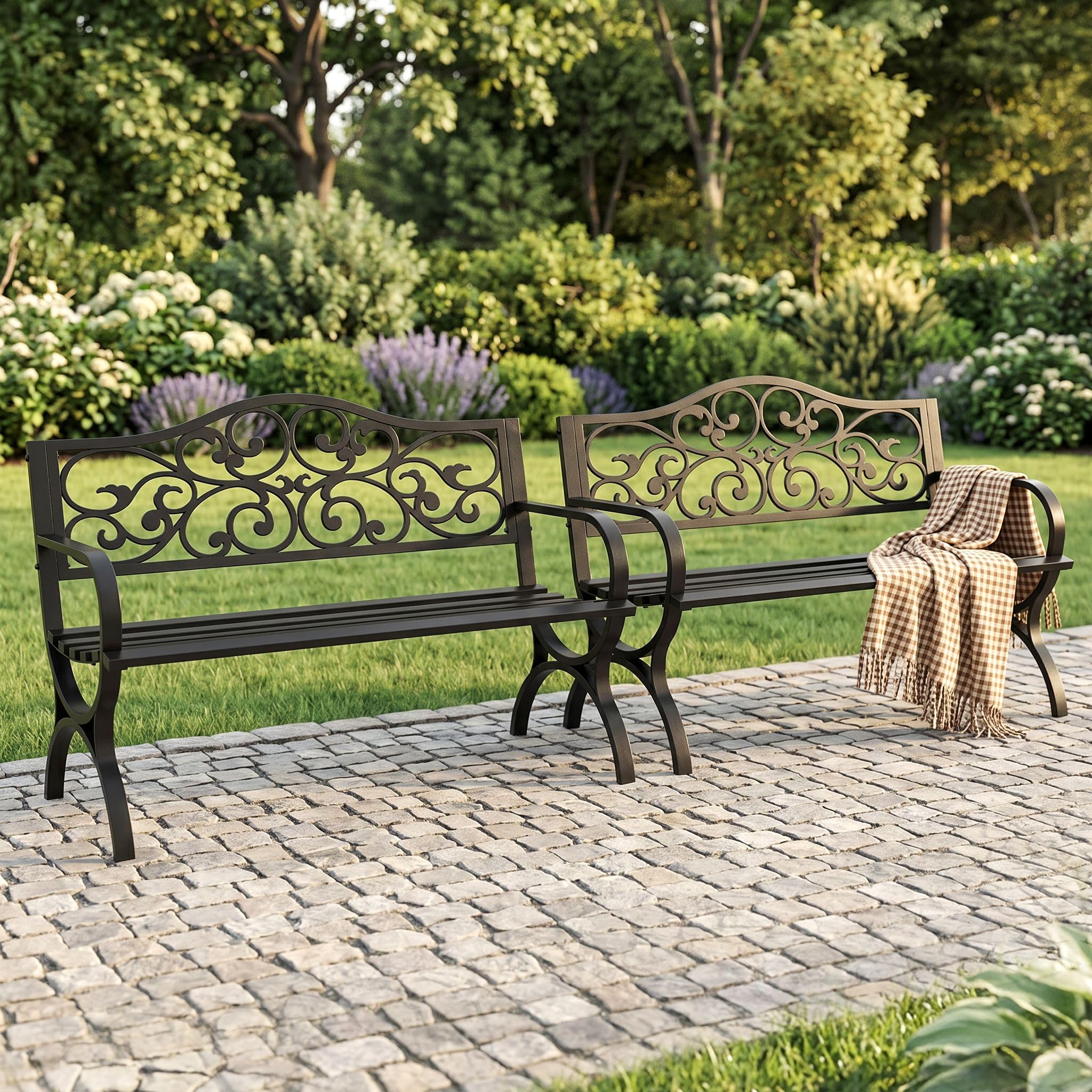 9 Best Antique Cast Iron Garden Bench | Solid Cast Iron Seat