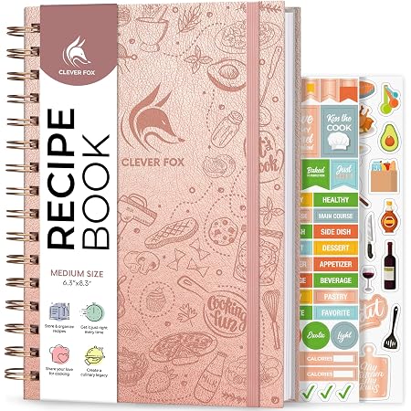 Amazon.com: Clever Fox Recipe Book – Make Your Own Family Cookbook ...