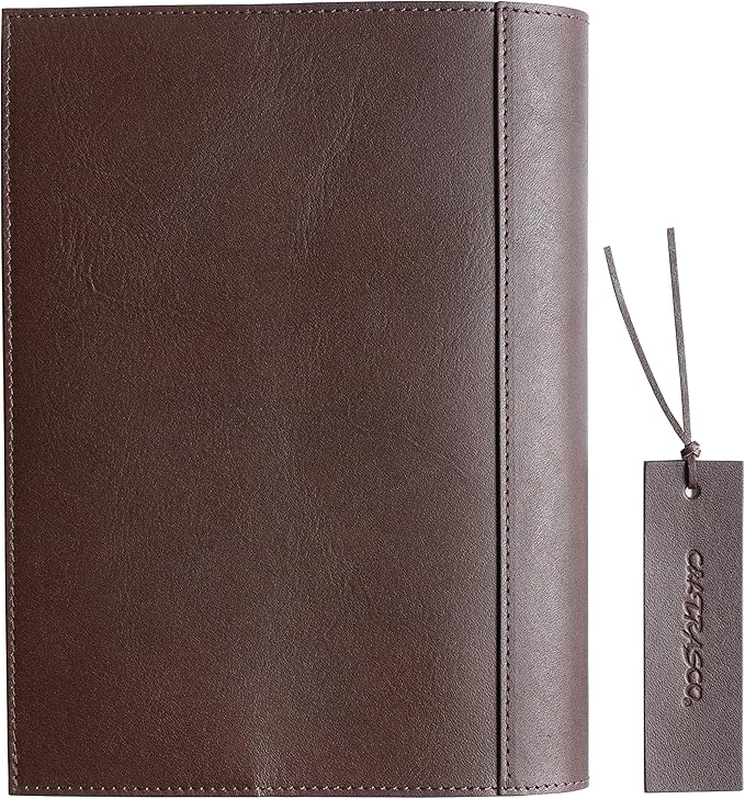 Amazon | C&L TRASCO ブックカバー A5『日本職人仕上げ Zeaba 抗菌』 栞付き ダークウッド | ブックカバー ...