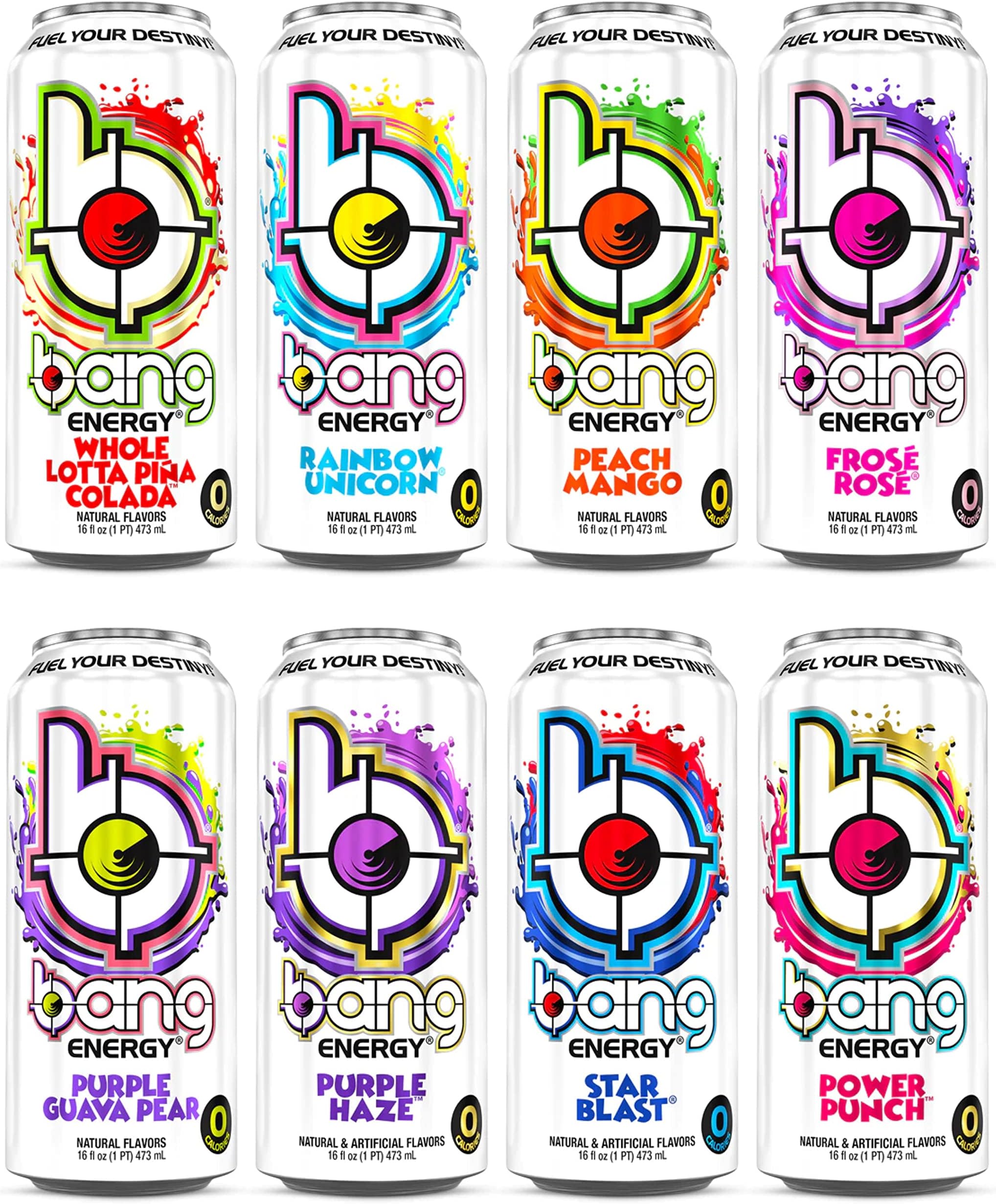 Amazon.com : Bang Energy Birthday Cake Bash, Sugar-Free Energy Drink ...