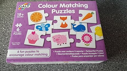 Galt Toys, Colour Matching Puzzle, Jigsaw Puzzle for Kids, Ages 18 ...