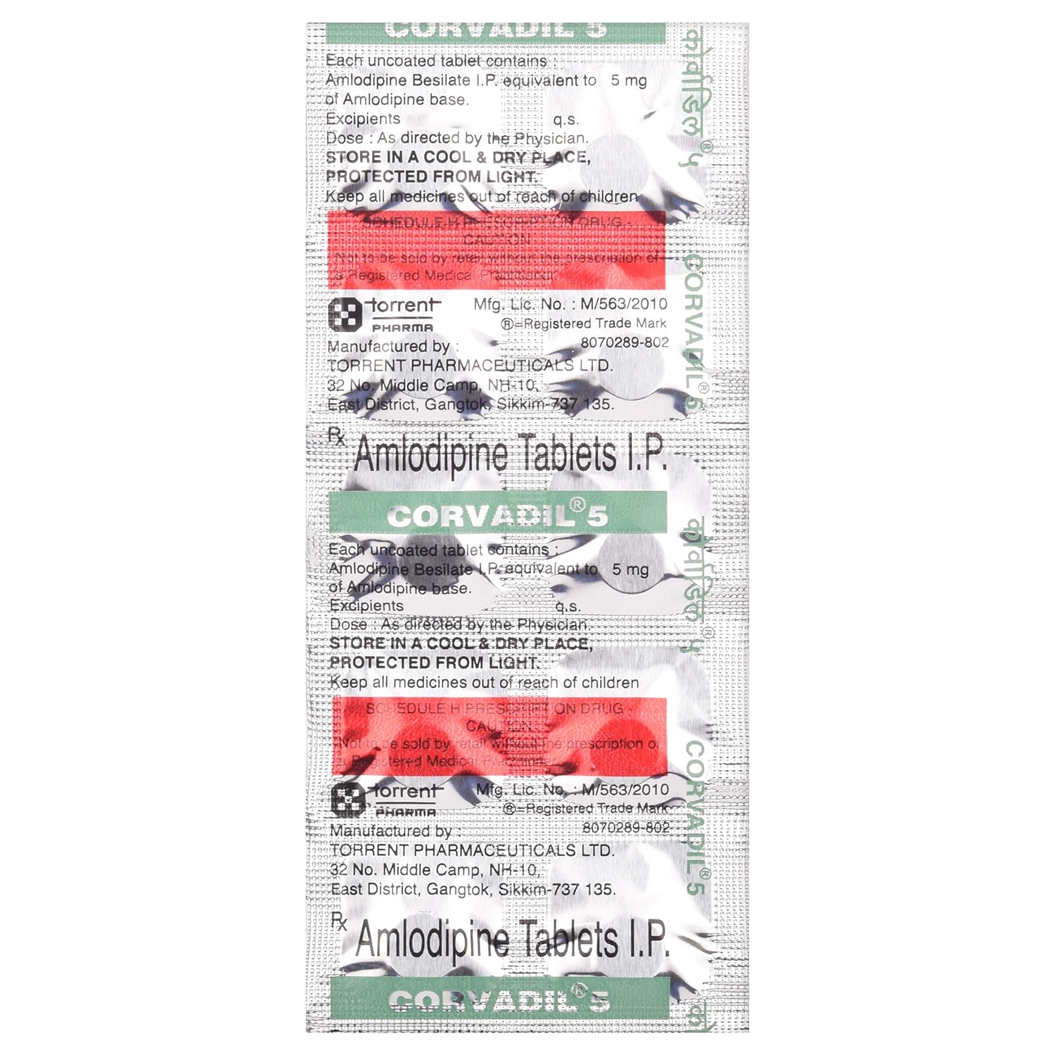 Corvadil 5 - Strip of 10 Tablets : Amazon.in: Health & Personal Care