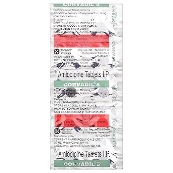Corvadil 5 - Strip of 10 Tablets : Amazon.in: Health & Personal Care