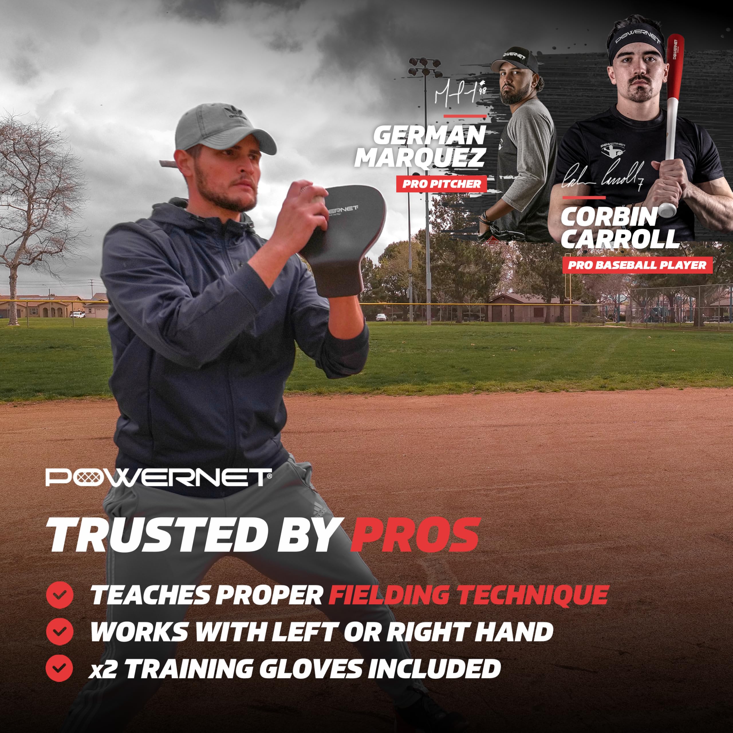 Snapklik.com : Fielder Pro, Angled Wrist Soft Hands Softball & Baseball ...