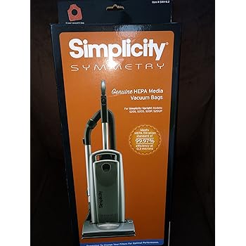 Amazon.com - Simplicity Symmetry Genuine HEPA Vacuum Media Bags 6 Bags