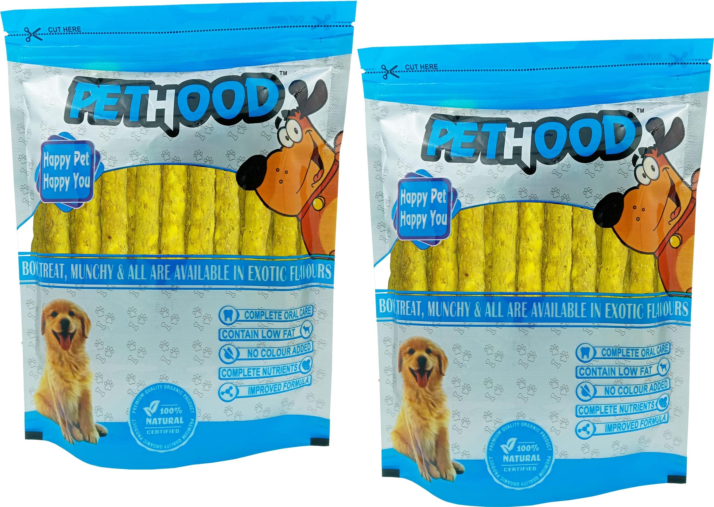 Pet en Care Dog Treat Munchy Sticks, Chew Sticks, Chicken Flavor 450 ...