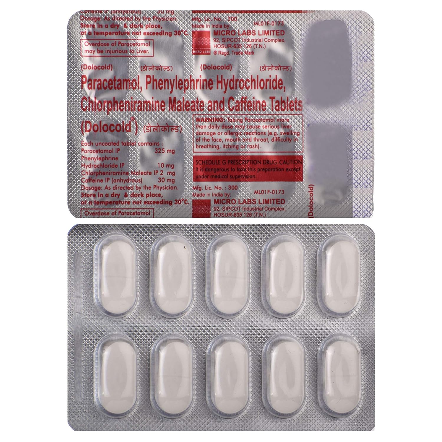 Dolocold - Strip of 10 Tablets : Amazon.in: Health & Personal Care