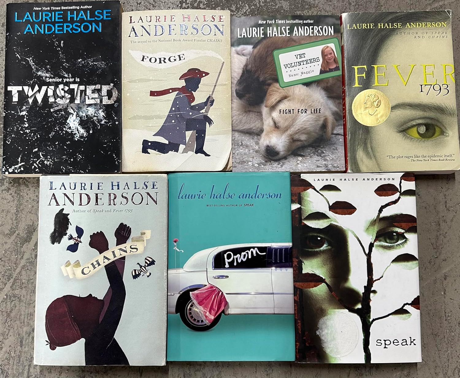 Laurie Halse Anderson Fiction Collection 7 Book Set: Laurie Halse ...