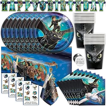 Amazon.com: How to Train Your Dragon Party Supplies | How to Train Your ...