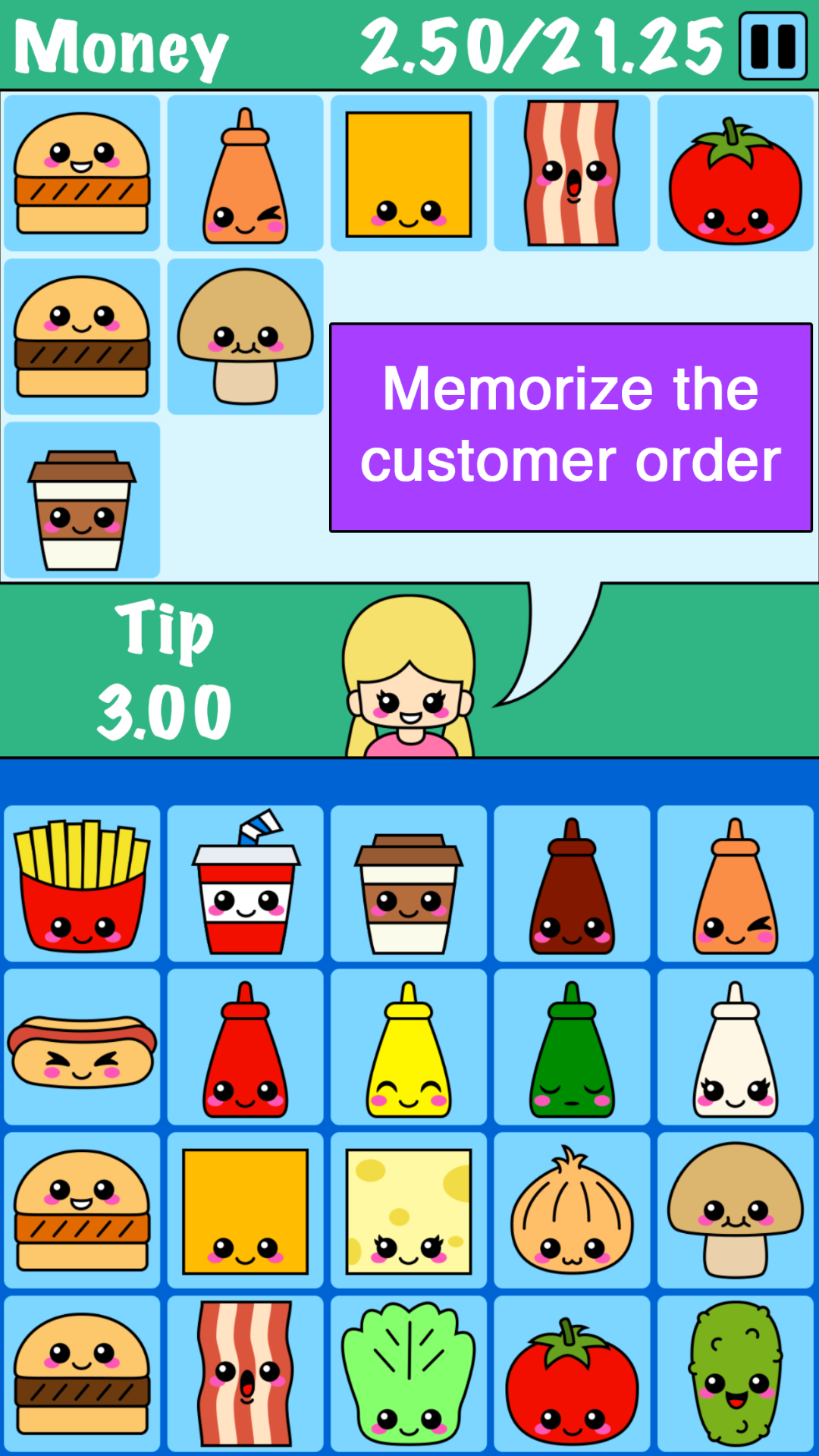 Burger Memory Game:Amazon.in:Appstore for Android