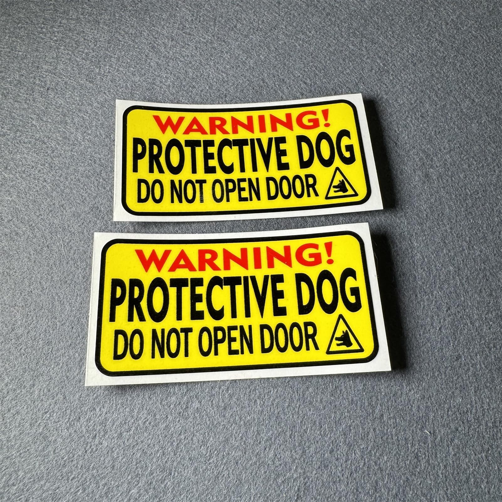 Amazon.com: StickerTalk Do Not Open Door Protective Dog Vinyl Stickers ...