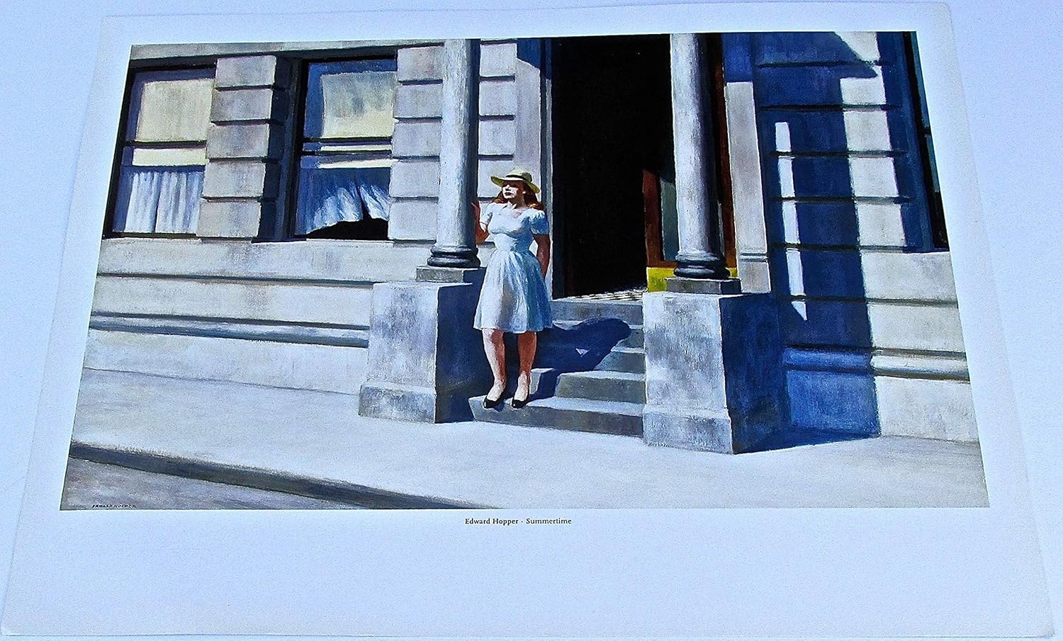 Amazon.com: Edward Hopper Summertime Poster 14x11 Offset Lithograph ...