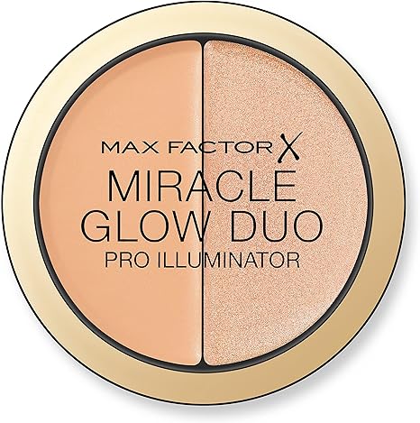 Max Factor Miracle Glow Duo Pro Illuminator, Creamy Highlighter, 2 ...