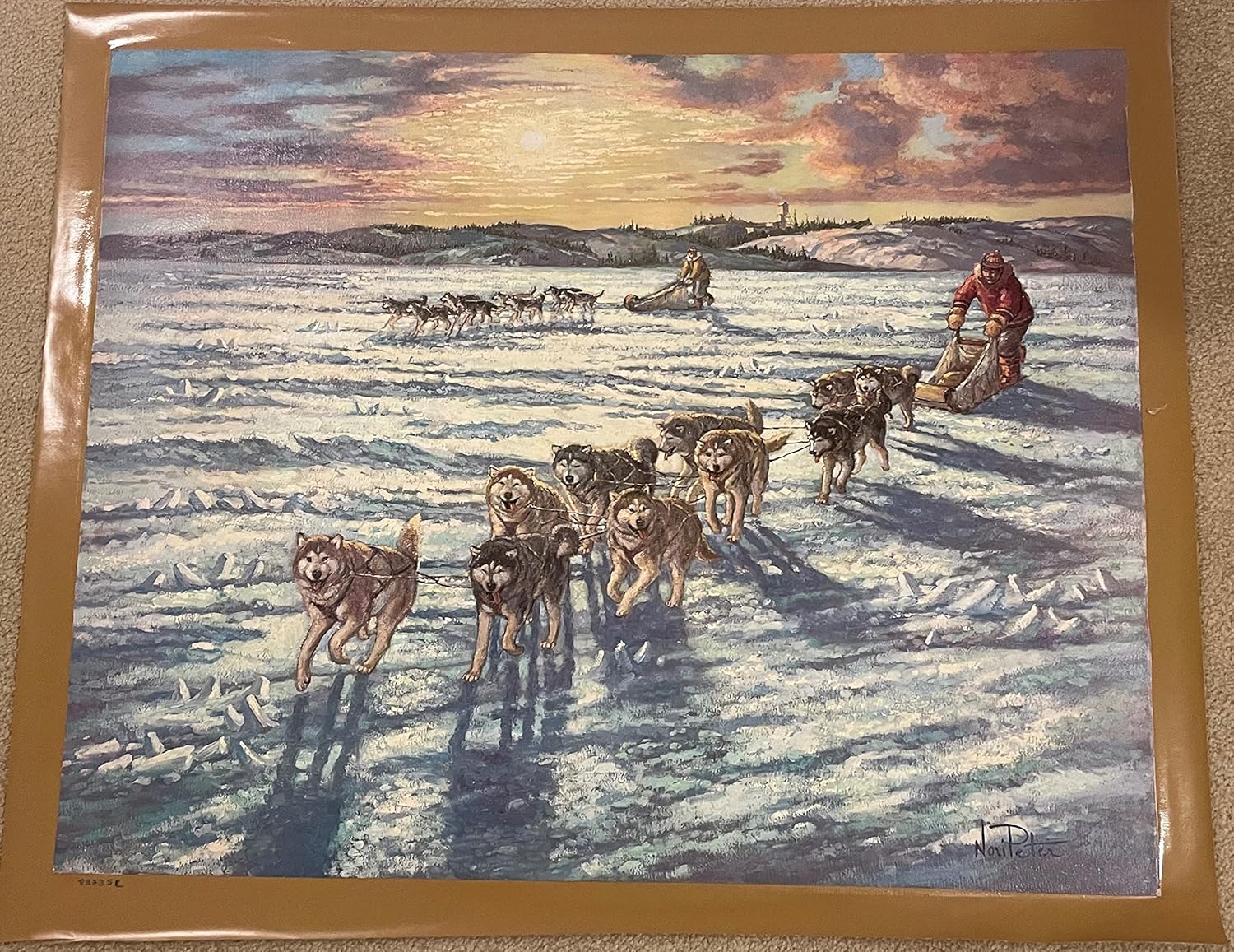 Amazon.com: AUTHENTIC ARTAGRAPH OIL PAINTING "THE TEAM "BY NORI PETER ...