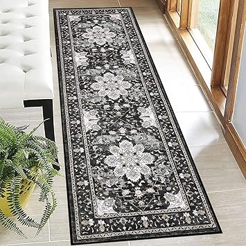 Amazon.com: Bsmathom Boho Rug Runner 2x6, Non-Slip Non-Shedding Hallway ...