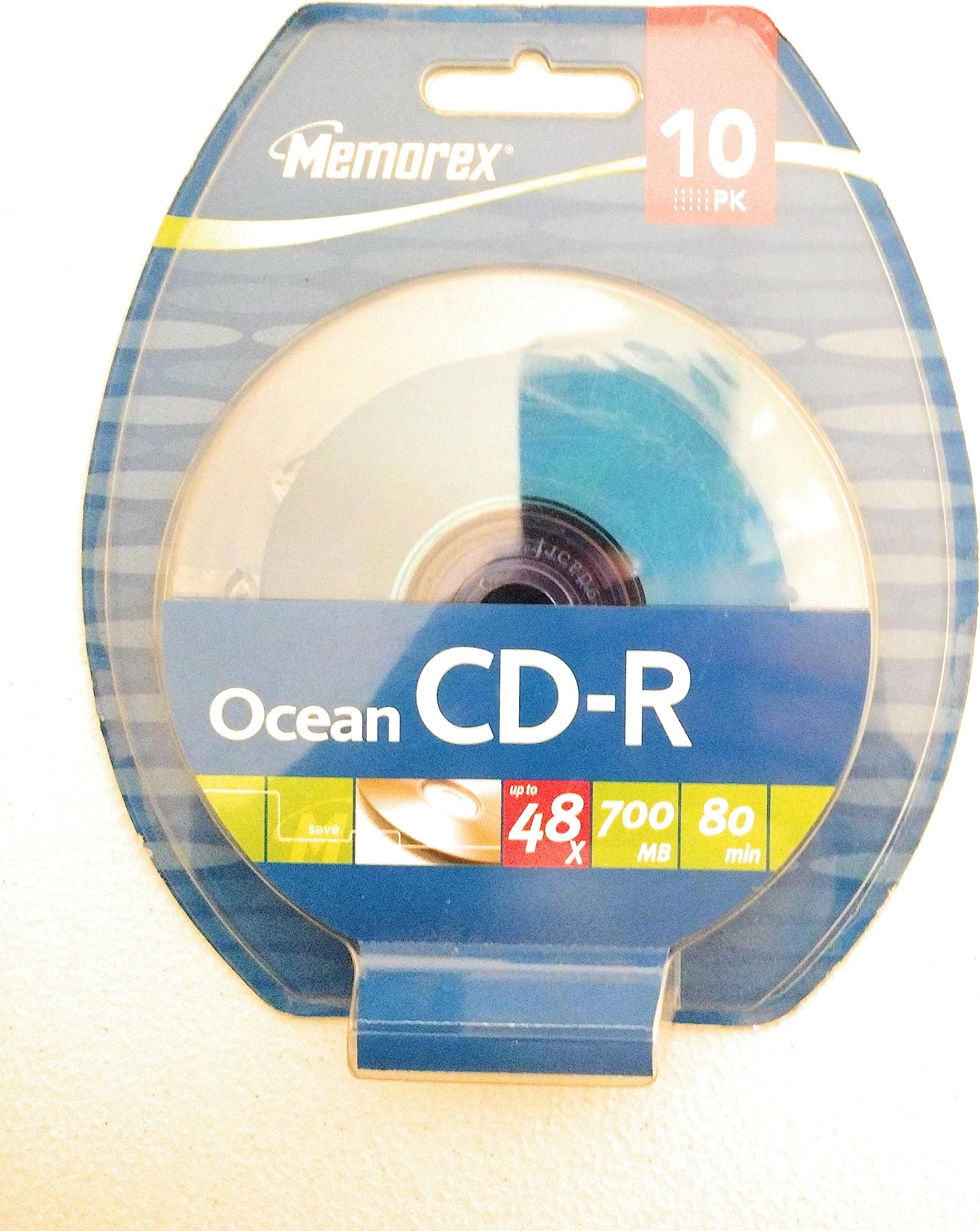 Amazon.com: Memorex Cool Color Designer CD-R Media Blister Pack, Blue ...