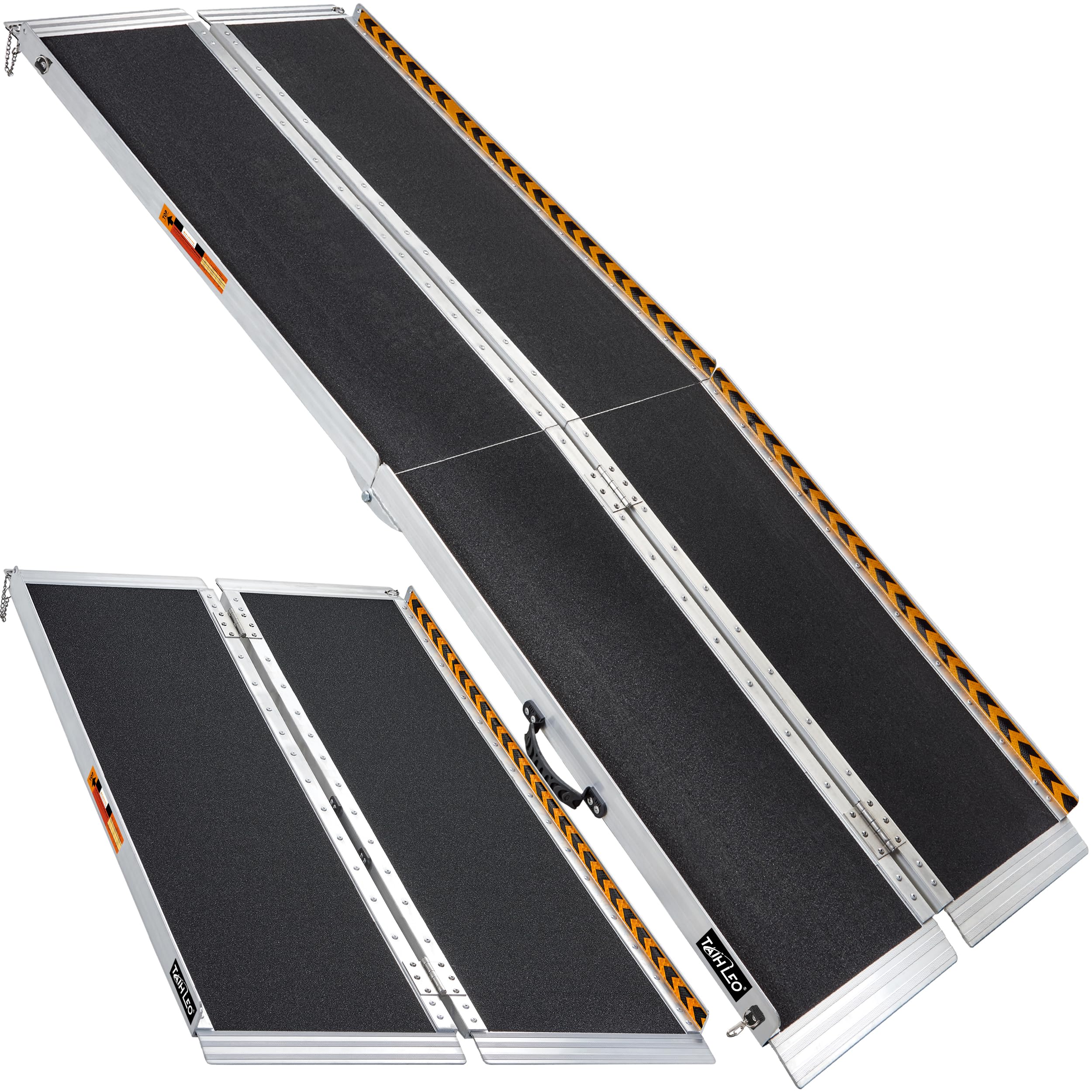 10FT Wheelchair Ramps, 800 LBS Capacity Wheel Chair Ramp, Portable ...