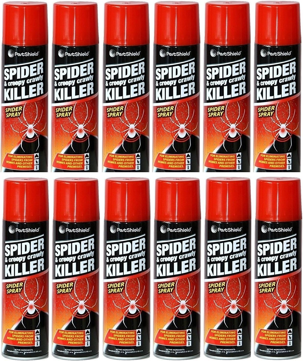 4 X 200ML Spider & Creepy Crawly Insect Killer Spider Spray No More ...