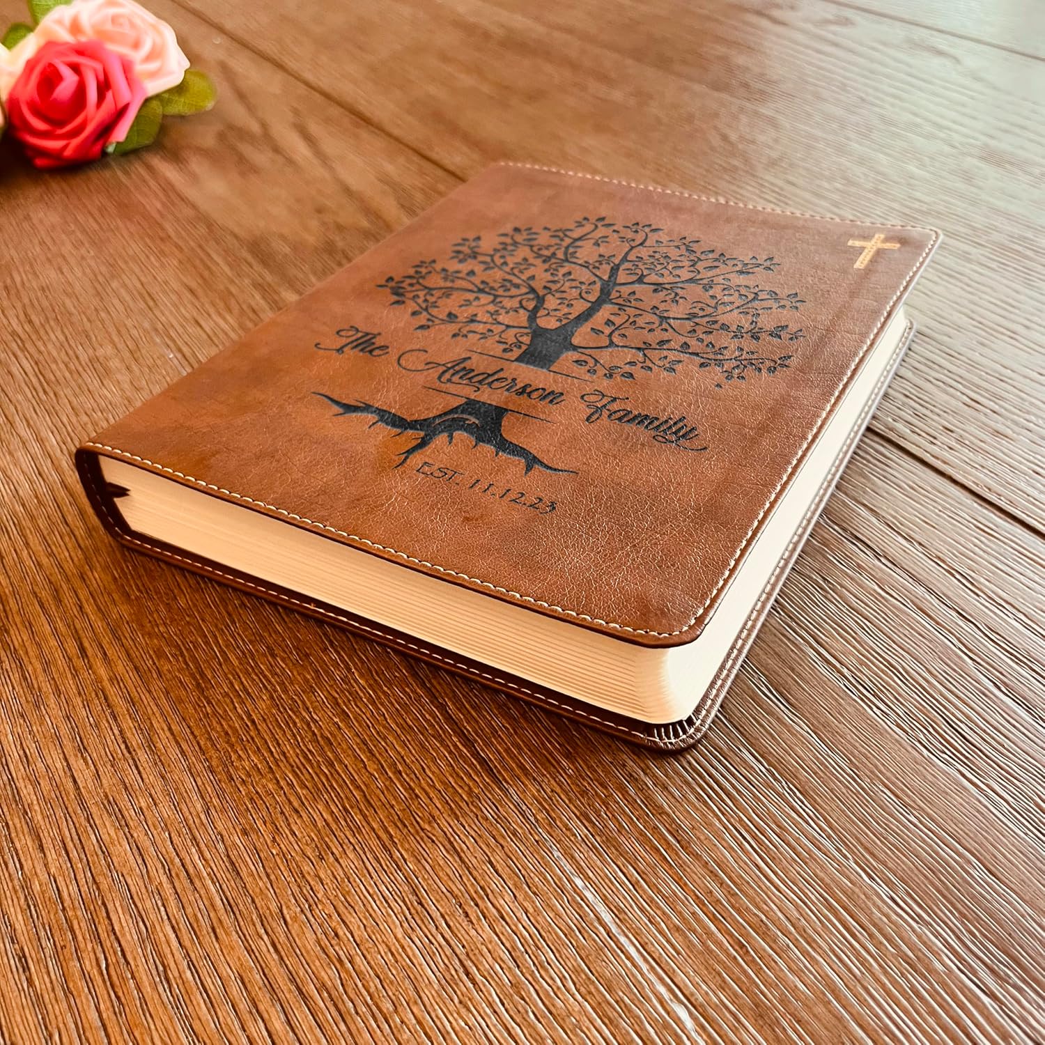 Personalized Family Bible Custom NIV Family Tree Journaling Bible ...