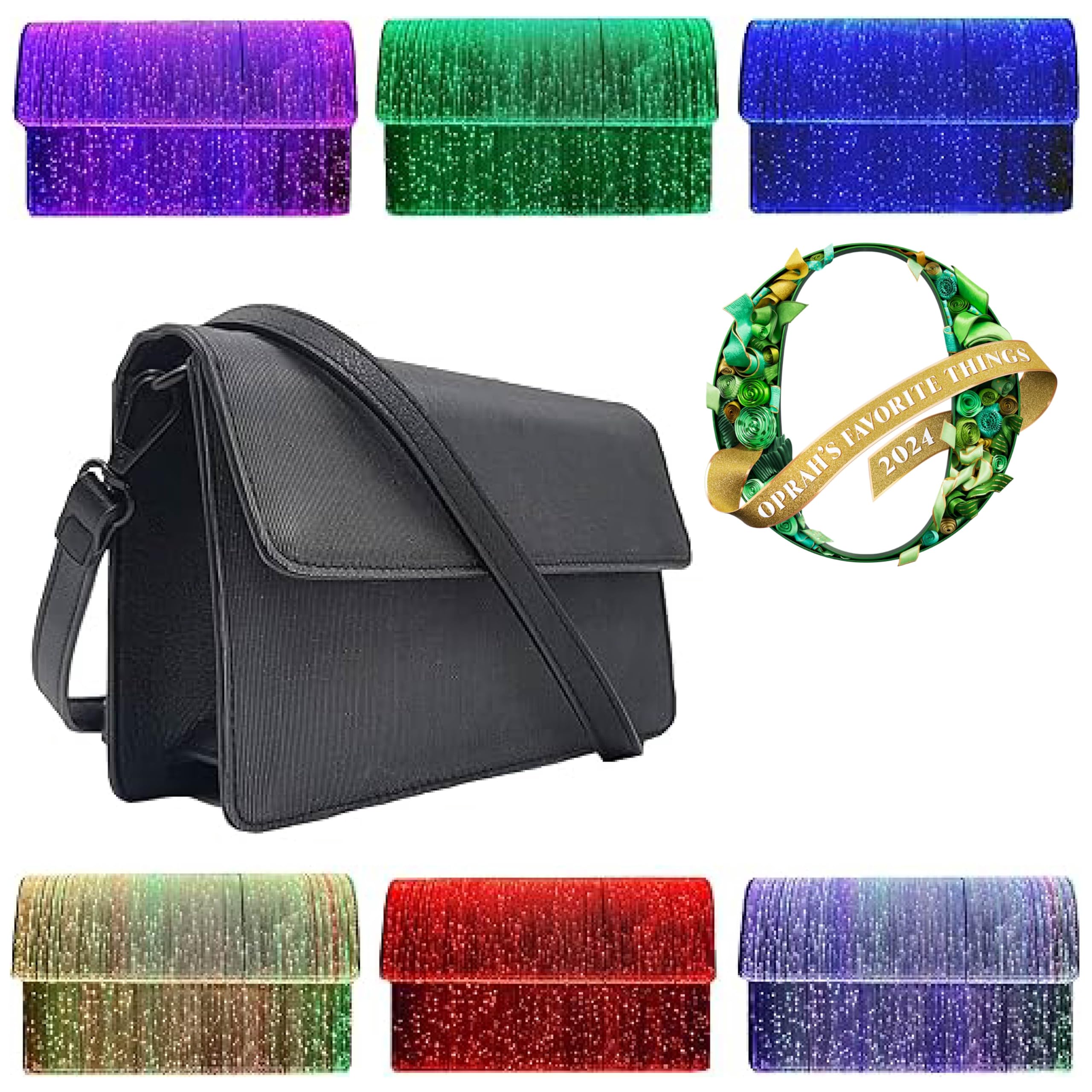 K. Carroll Accessories Color Me Clutch LED Handbag, Oprah's Favorite ...