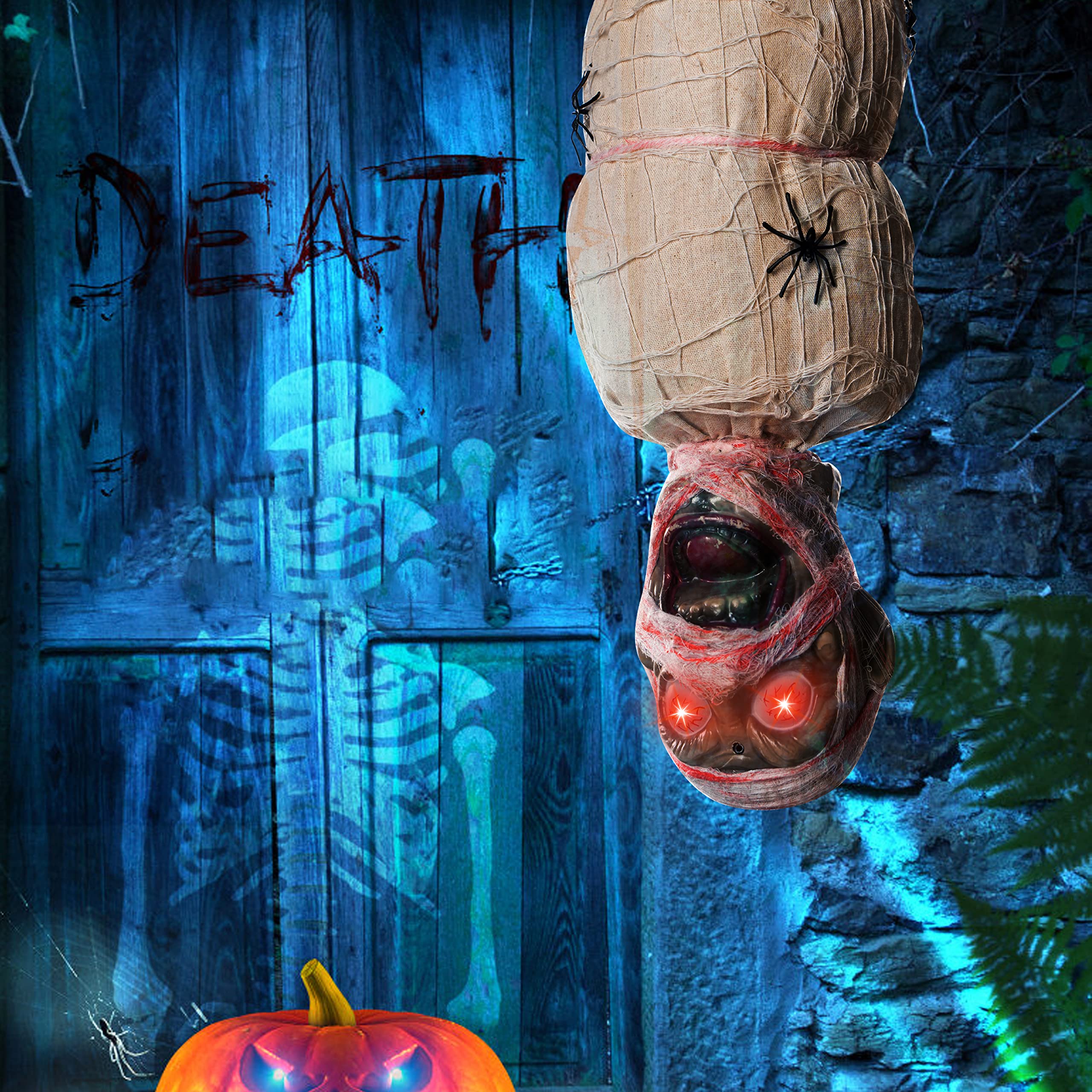 Snapklik.com : Shaking Corpse Motion Animated Hanging Cocoon Corpse ...