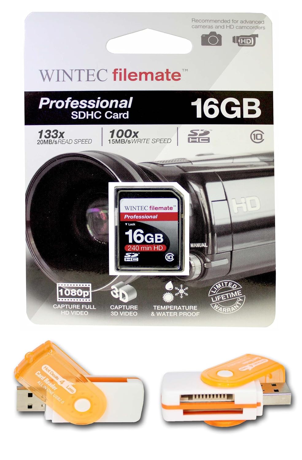 16GB Class 10 Memory Card SDHC High Speed 20MB/Sec. Blazing Fast Card ...