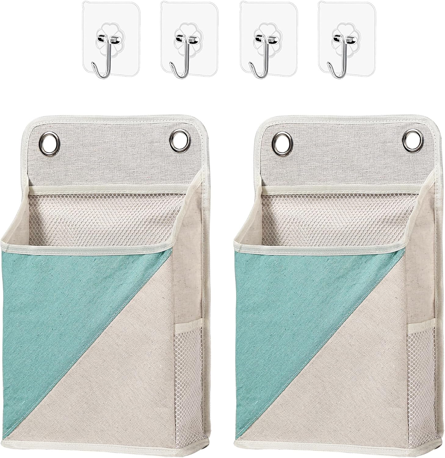 Amazon.com: Someteth 2pcs Wall Hanging Storage Organizer Bag, Hanging ...
